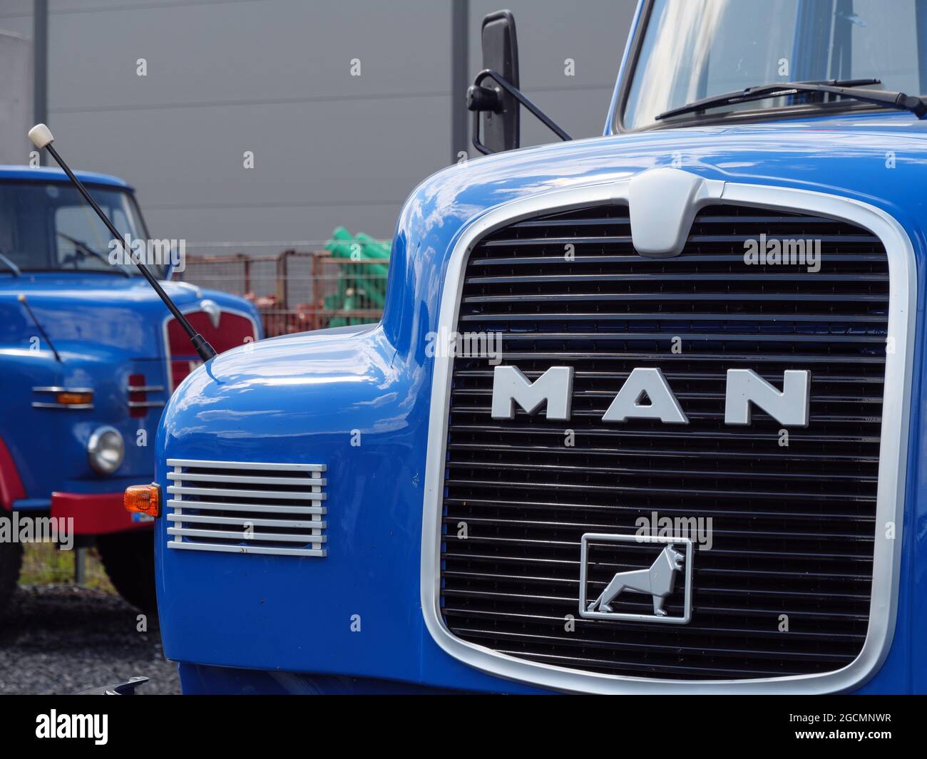 old trucks in germany Stock Photo - Alamy