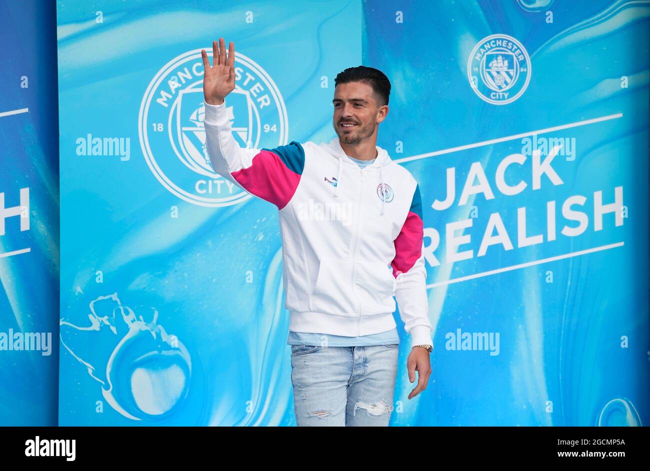 Jack grealish manchester city signing hi-res stock photography and ...