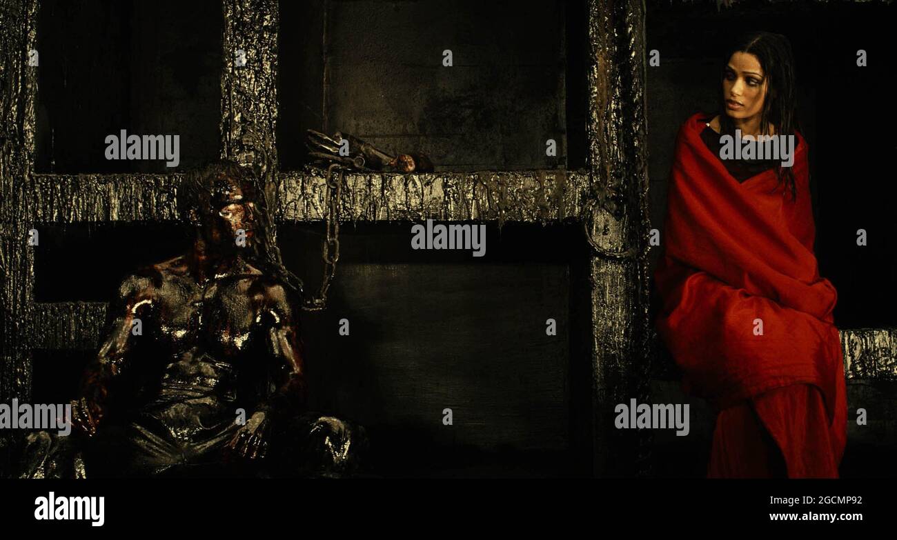 Los Angeles.CA.USA. Henry Cavill as Theseus and Frieda Pinto as Phaedra ...