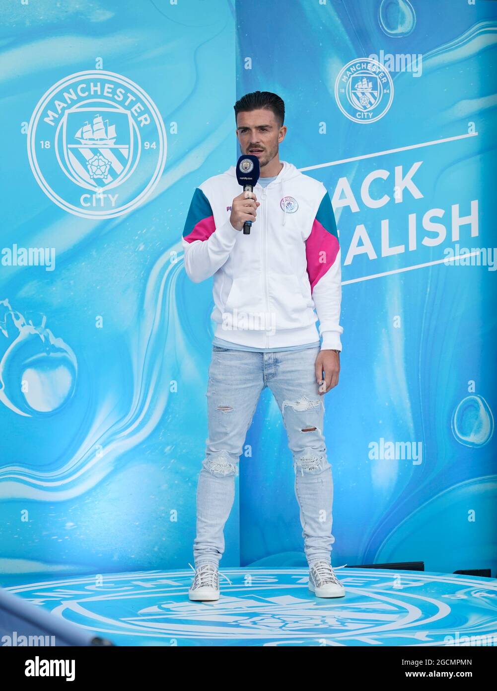 Jack grealish manchester city signing hi-res stock photography and ...