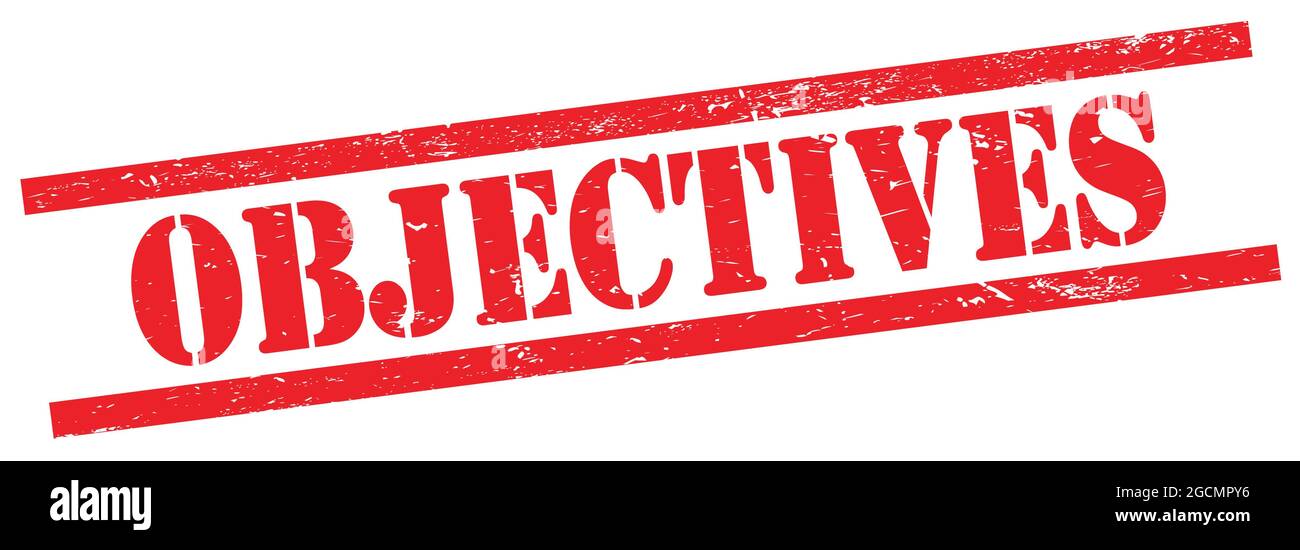 Objectives stamp hi-res stock photography and images - Alamy