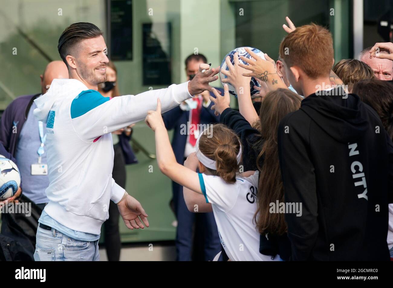 Jack grealish manchester city signing hi-res stock photography and ...