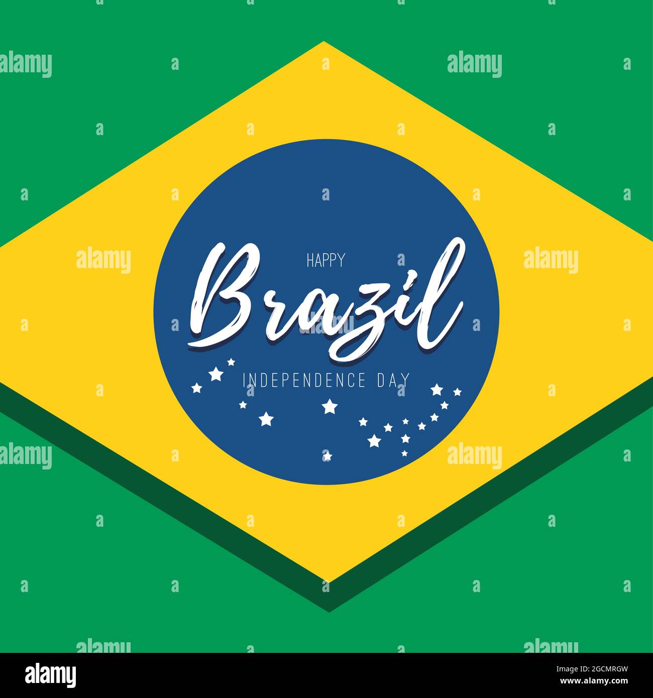 Flag of Brazil Independence day Stock Vector Image & Art - Alamy