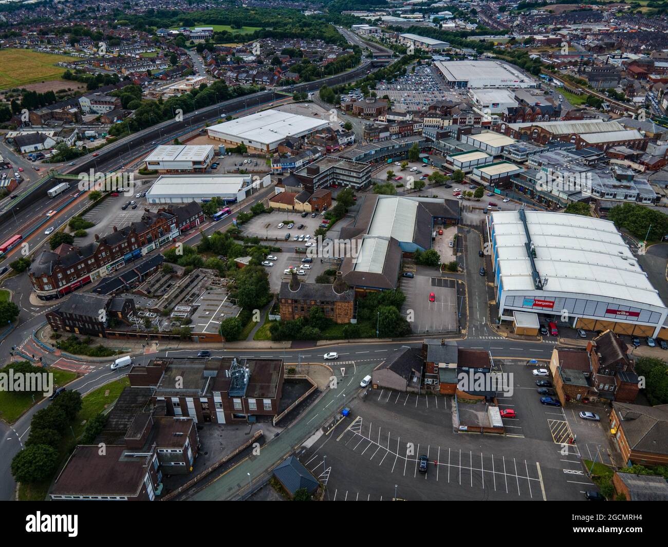 Stoke on Trent Aerial Drone Staffordshire News or Reporting Images ...