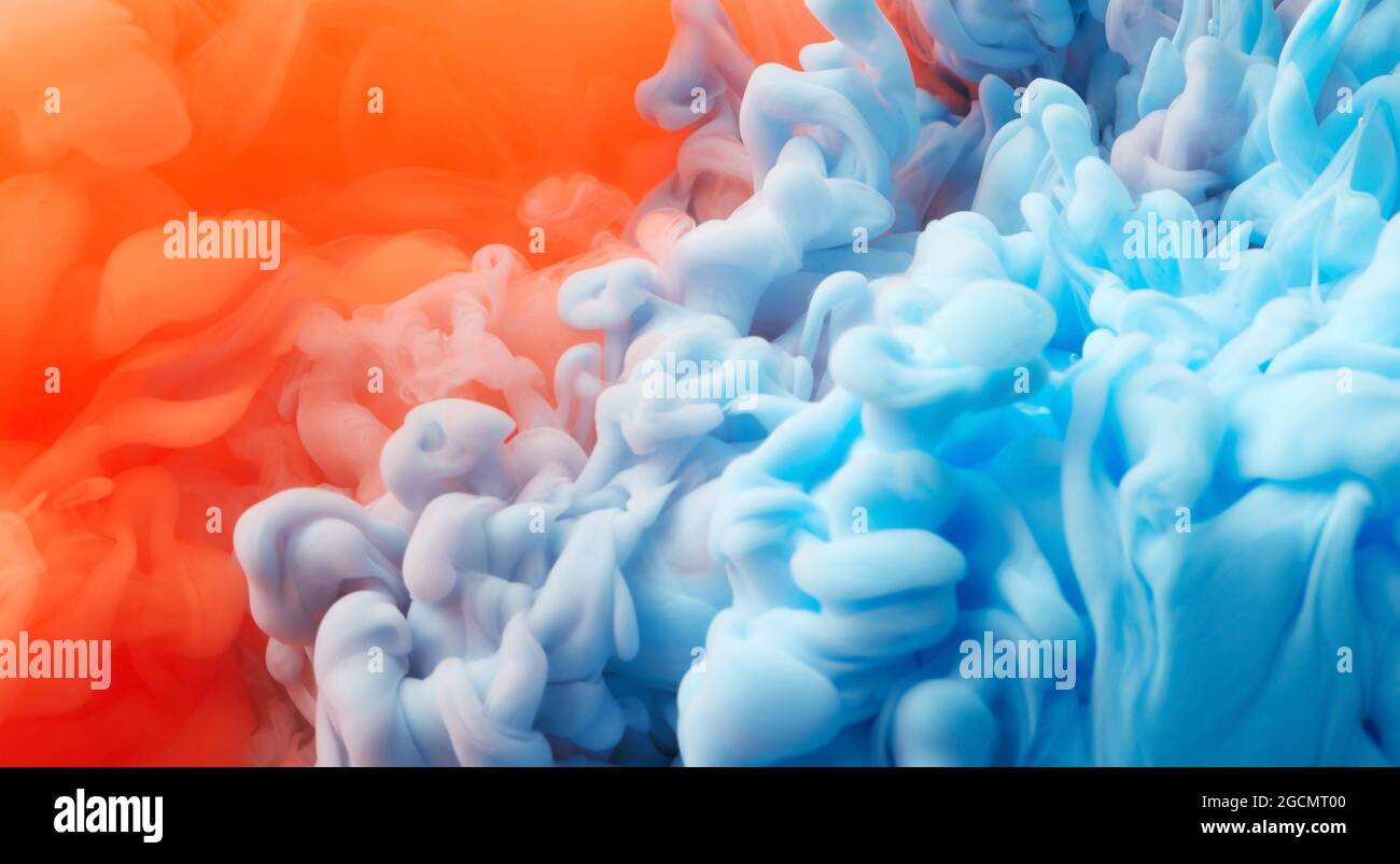 Ink drop in water. Abstract background Stock Photo - Alamy
