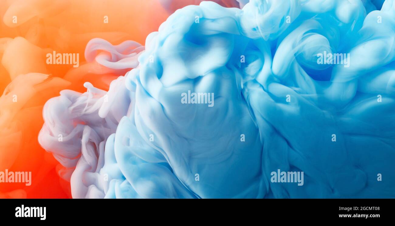 Color drop in water. Abstract background Stock Photo - Alamy