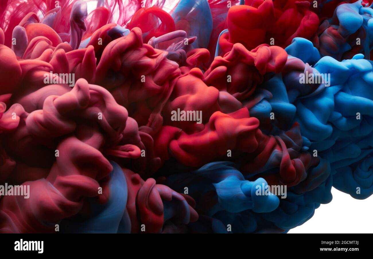 Color drop in water. Abstract background Stock Photo - Alamy