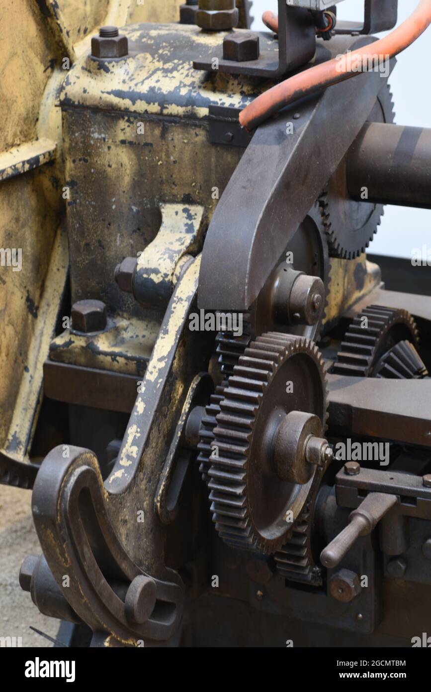 Vintage Old Machinery Stock Photo - Alamy