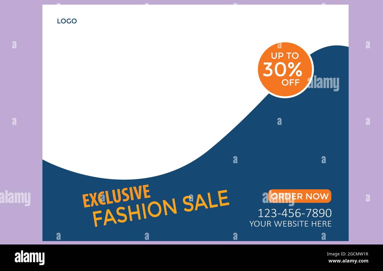 Fashionable sale flyer vector template design. Poster flyer template ...