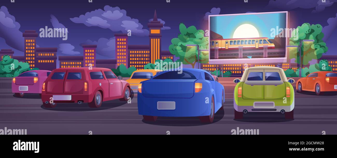 Cartoon film screen hi-res stock photography and images - Alamy