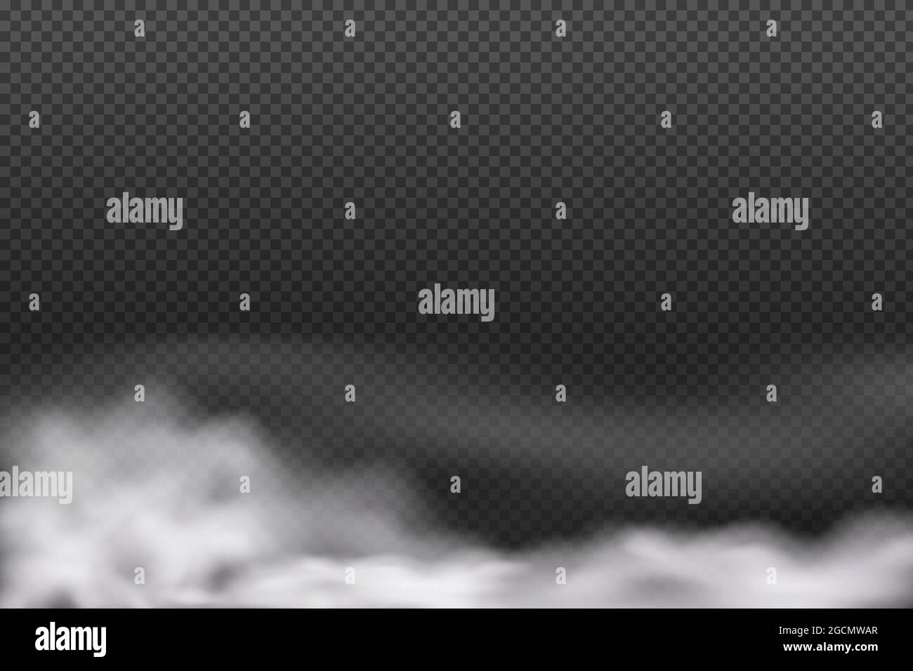 Cloudy sky or smog over the city.Vector illustration Stock Vector Image ...