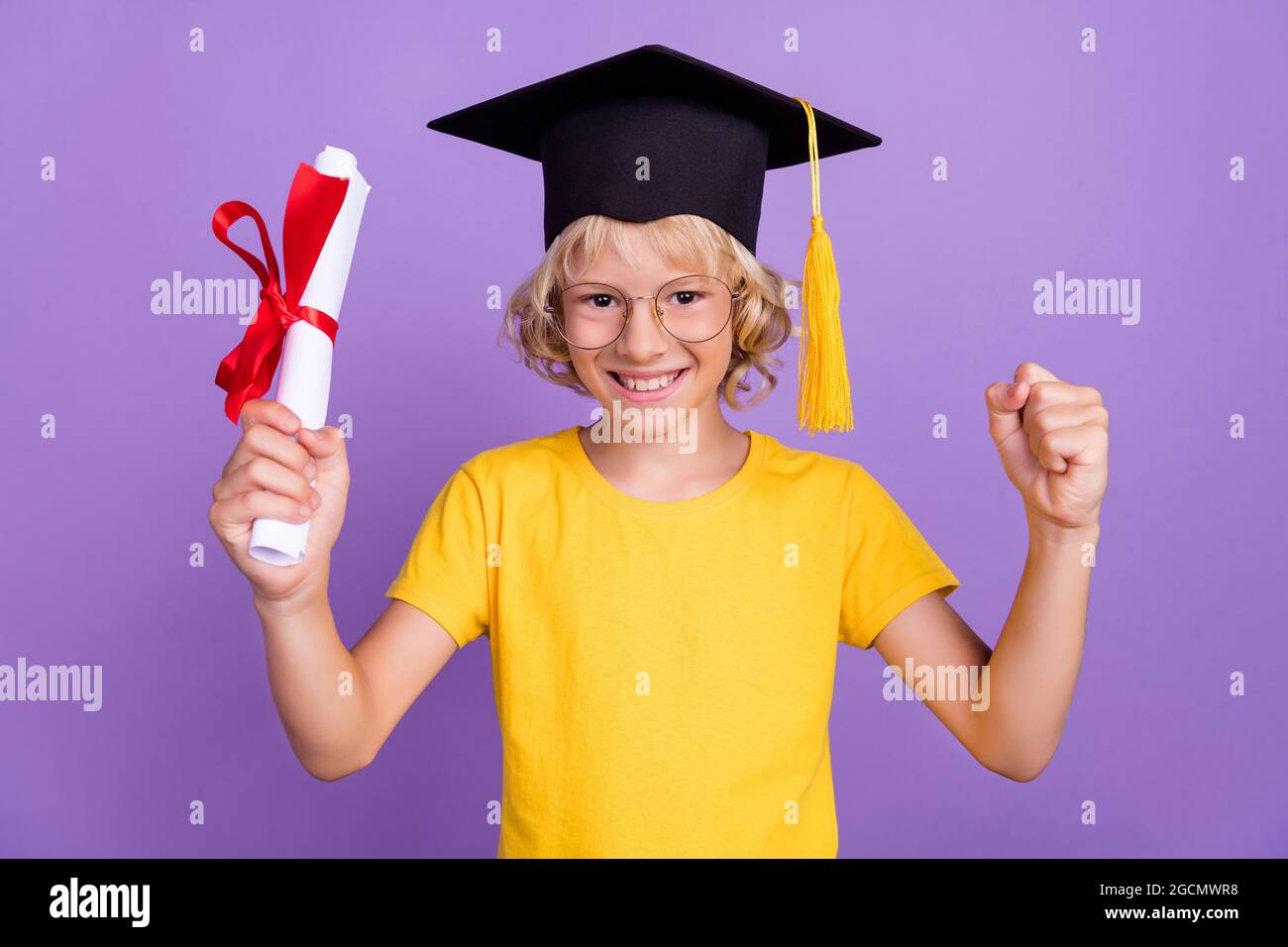 Smart secondary school boy hi-res stock photography and images - Alamy
