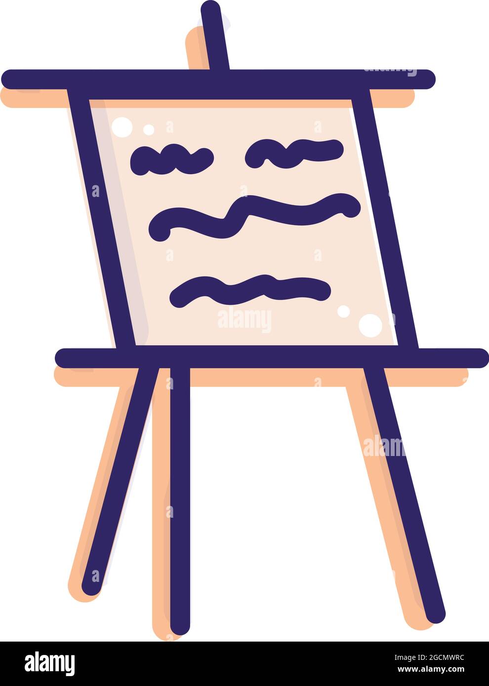 Isolated flat paper board icon Stock Vector Image & Art - Alamy