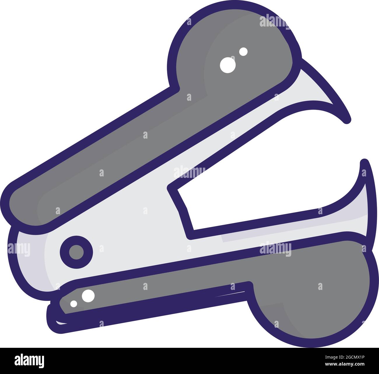 Isolated flat staple remover icon Stock Vector Image & Art - Alamy