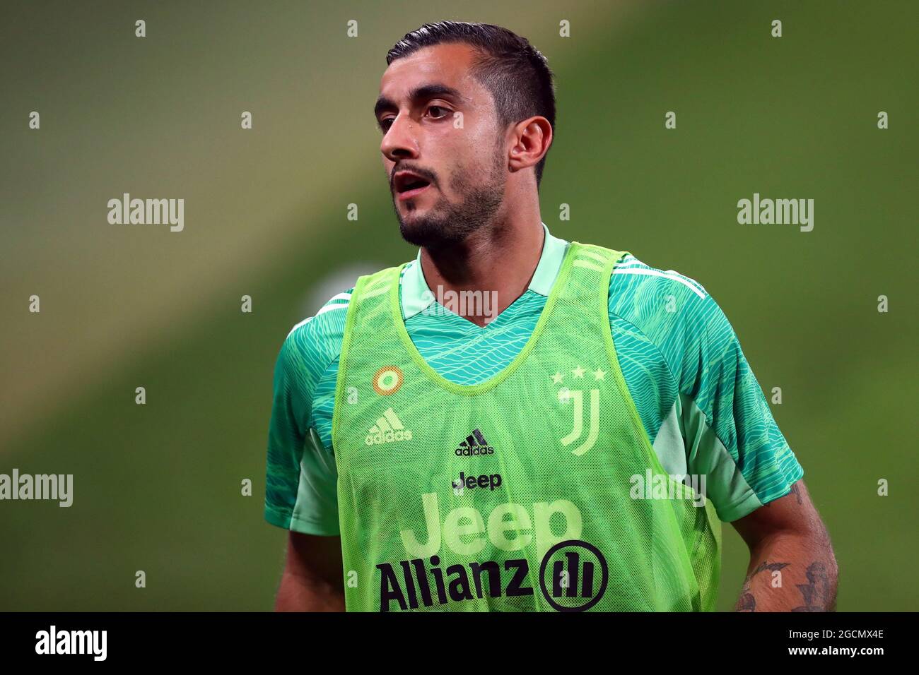 Mattia Perin of Juventus Fc during warm up before the Joan Gamper ...