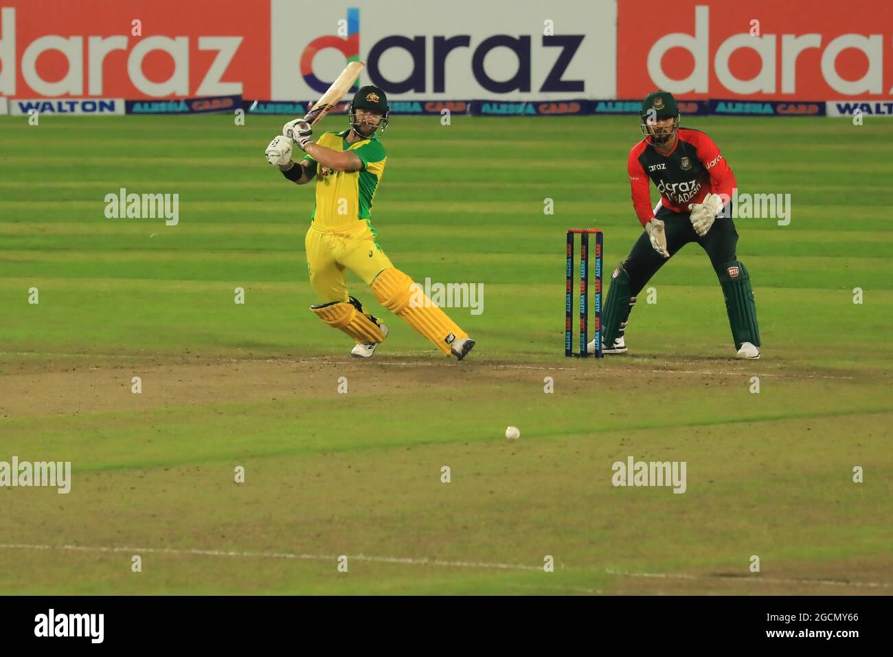 Australian cricket player Matthew Wade in action during the 5th T20 ...