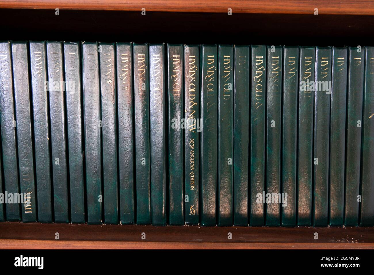 Hymn books in a church hi-res stock photography and images - Alamy