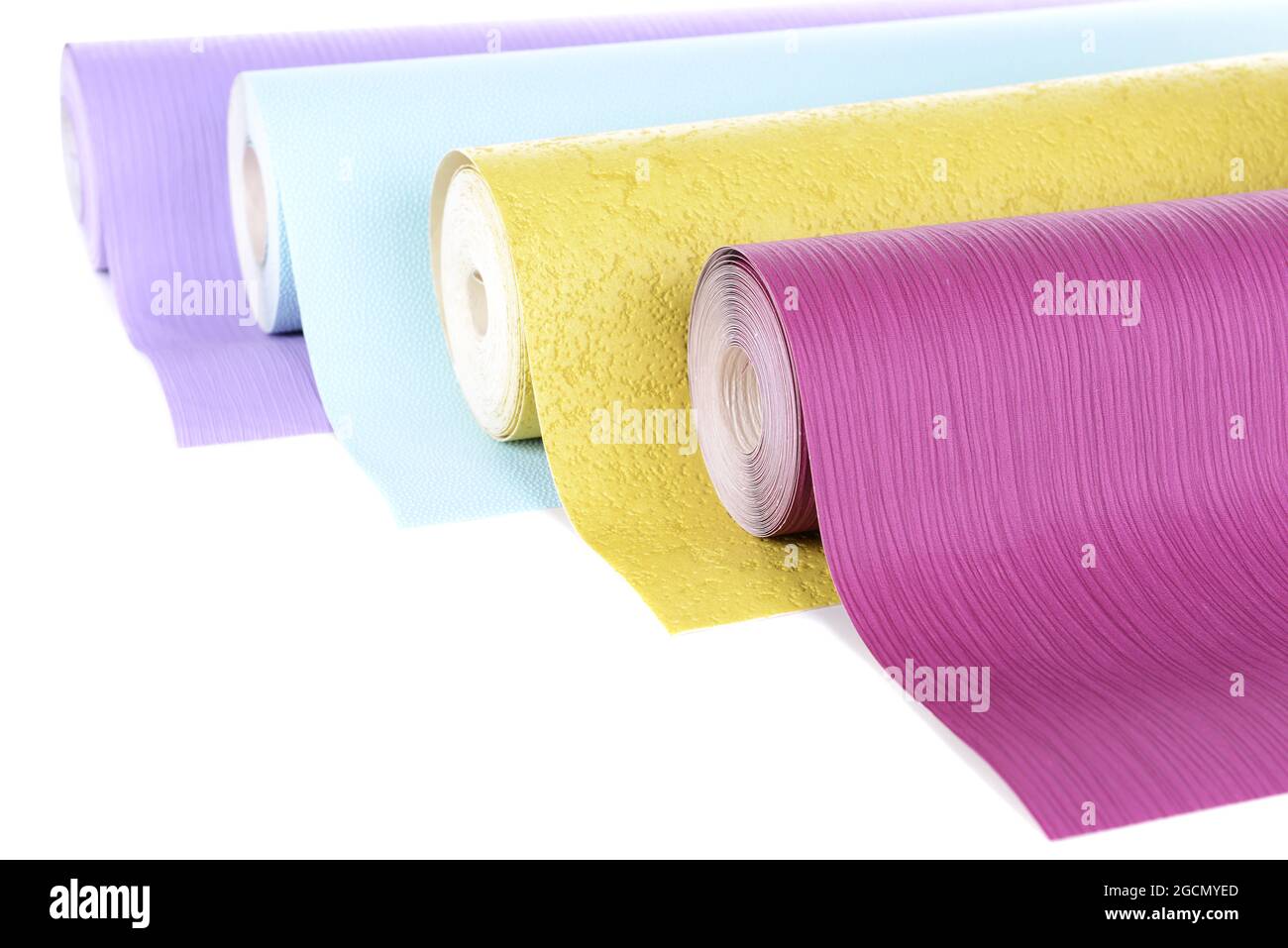 Wallpapers isolated on white Stock Photo - Alamy