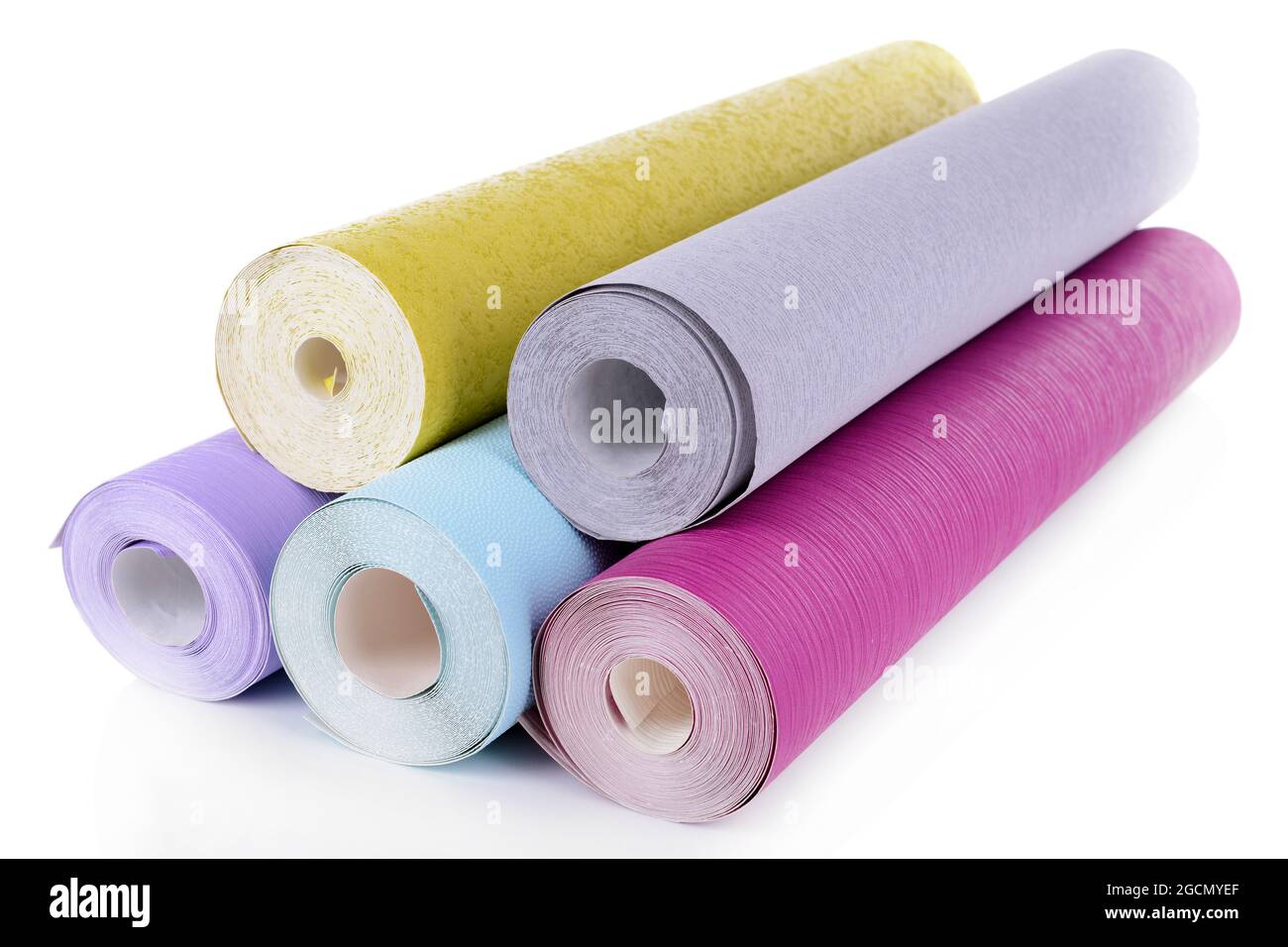 Wallpapers isolated on white Stock Photo - Alamy