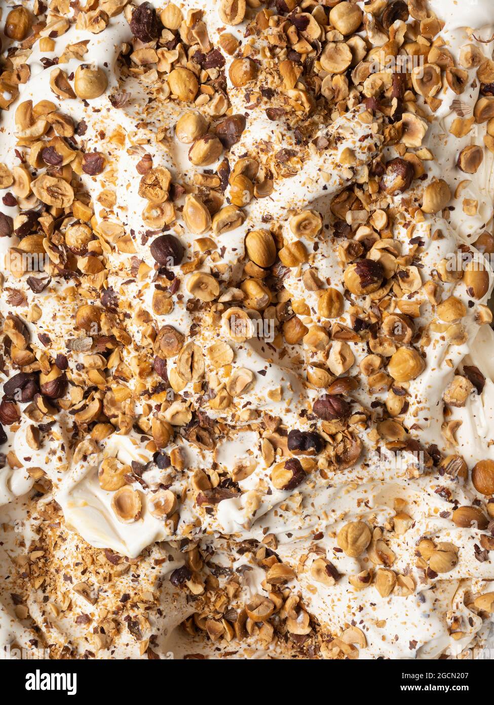 Hazelnut texture hi-res stock photography and images - Alamy
