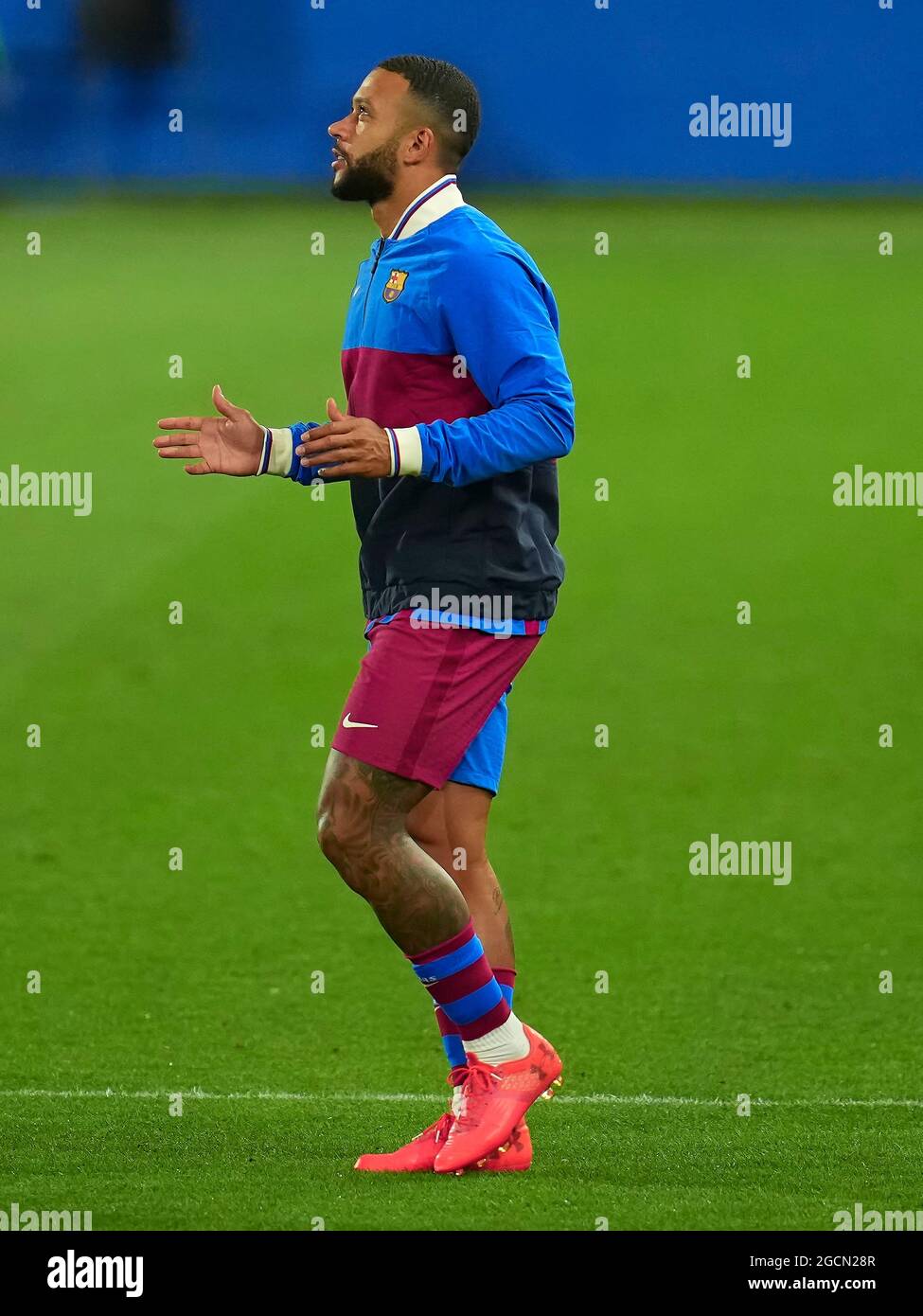 Memphis Depay of FC Barcelona during the Joan Gamper Trophy match ...
