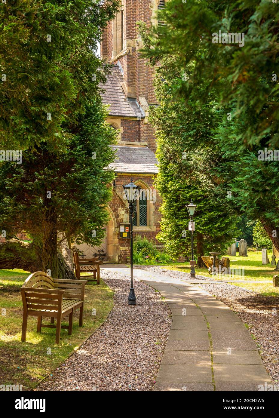 St.Peters Church in the Worcestershire village of Cookley Stock Photo ...