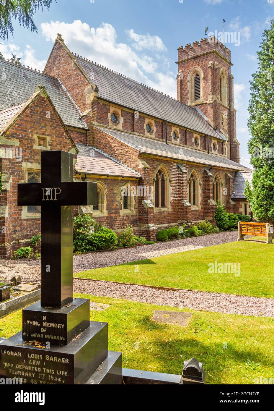 St.Peters Church in the Worcestershire village of Cookley Stock Photo ...