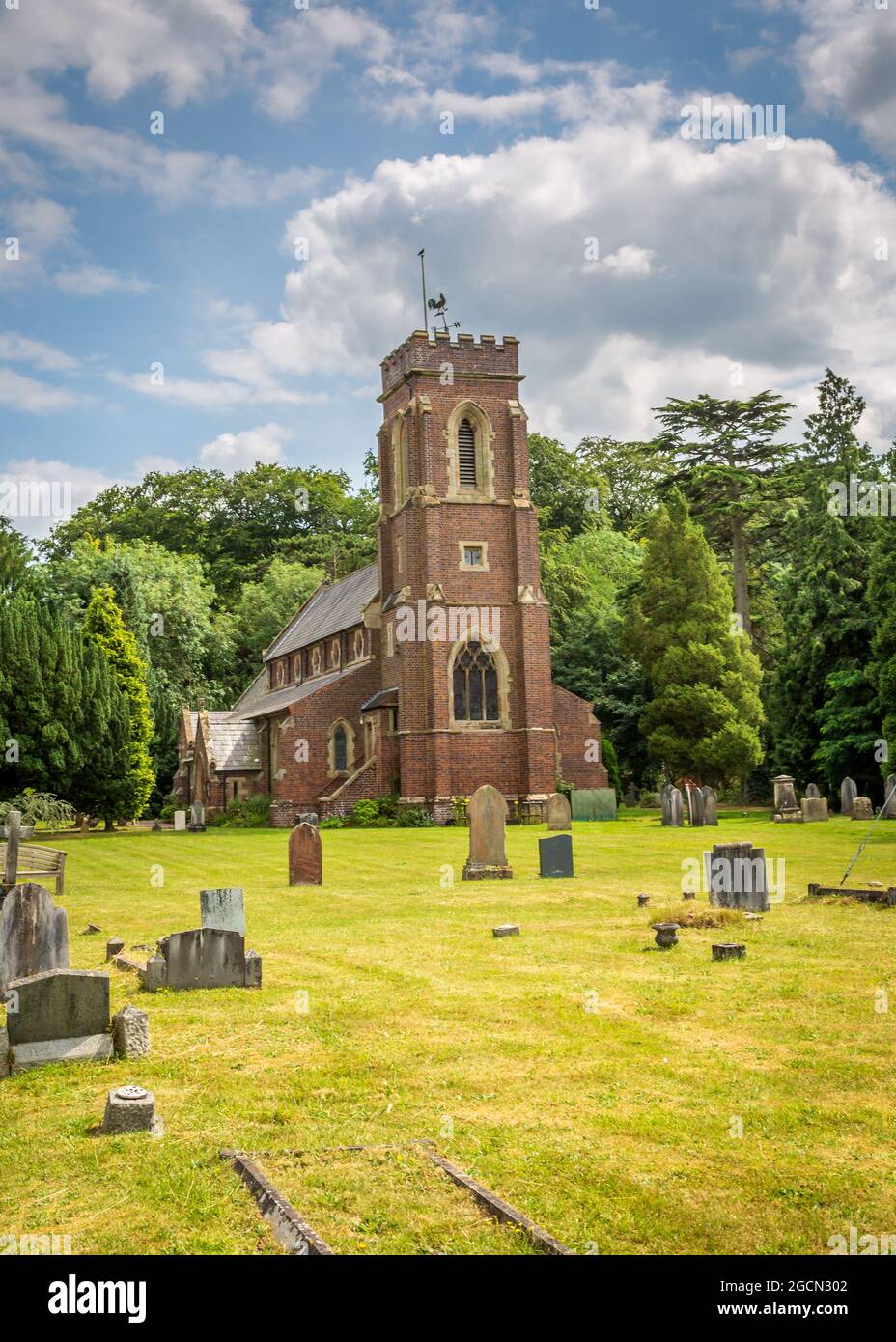 St.Peters Church in the Worcestershire village of Cookley Stock Photo ...