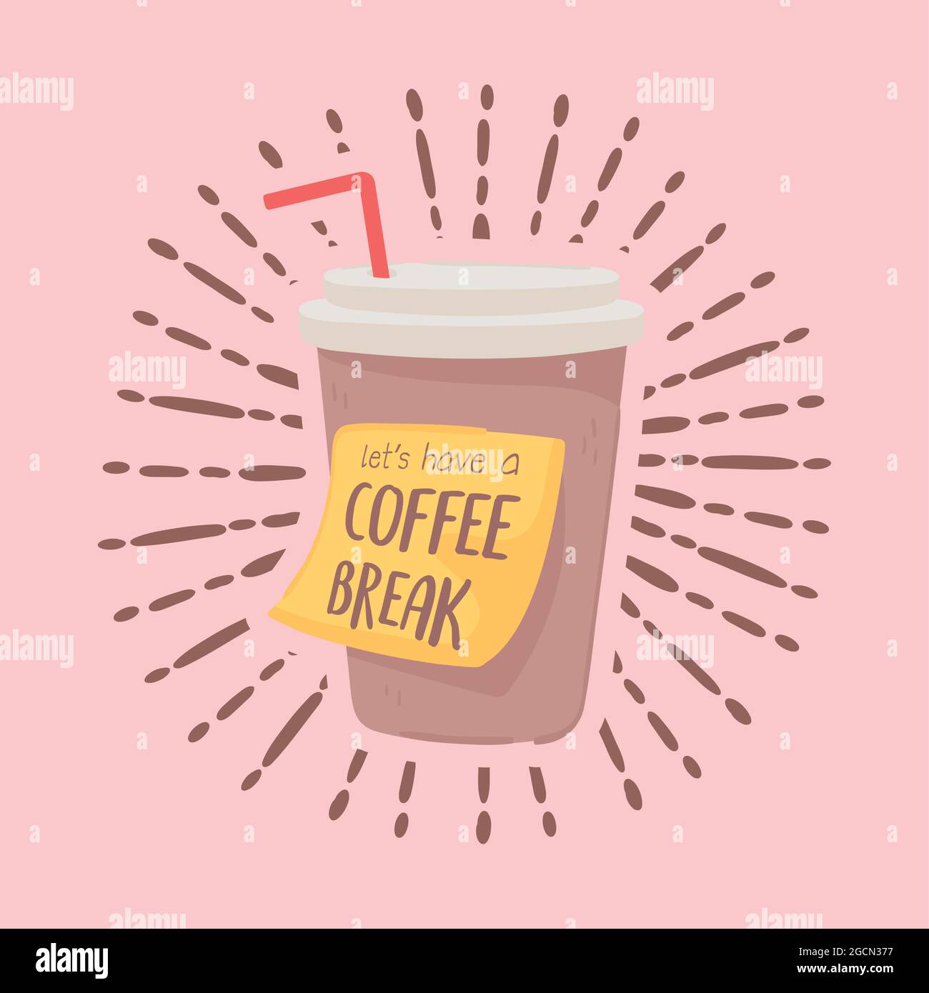 disposable coffee cup Stock Vector Image & Art - Alamy