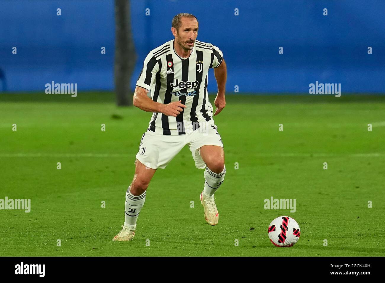 Giorgio Chiellini of Juventus during the Joan Gamper Trophy match ...