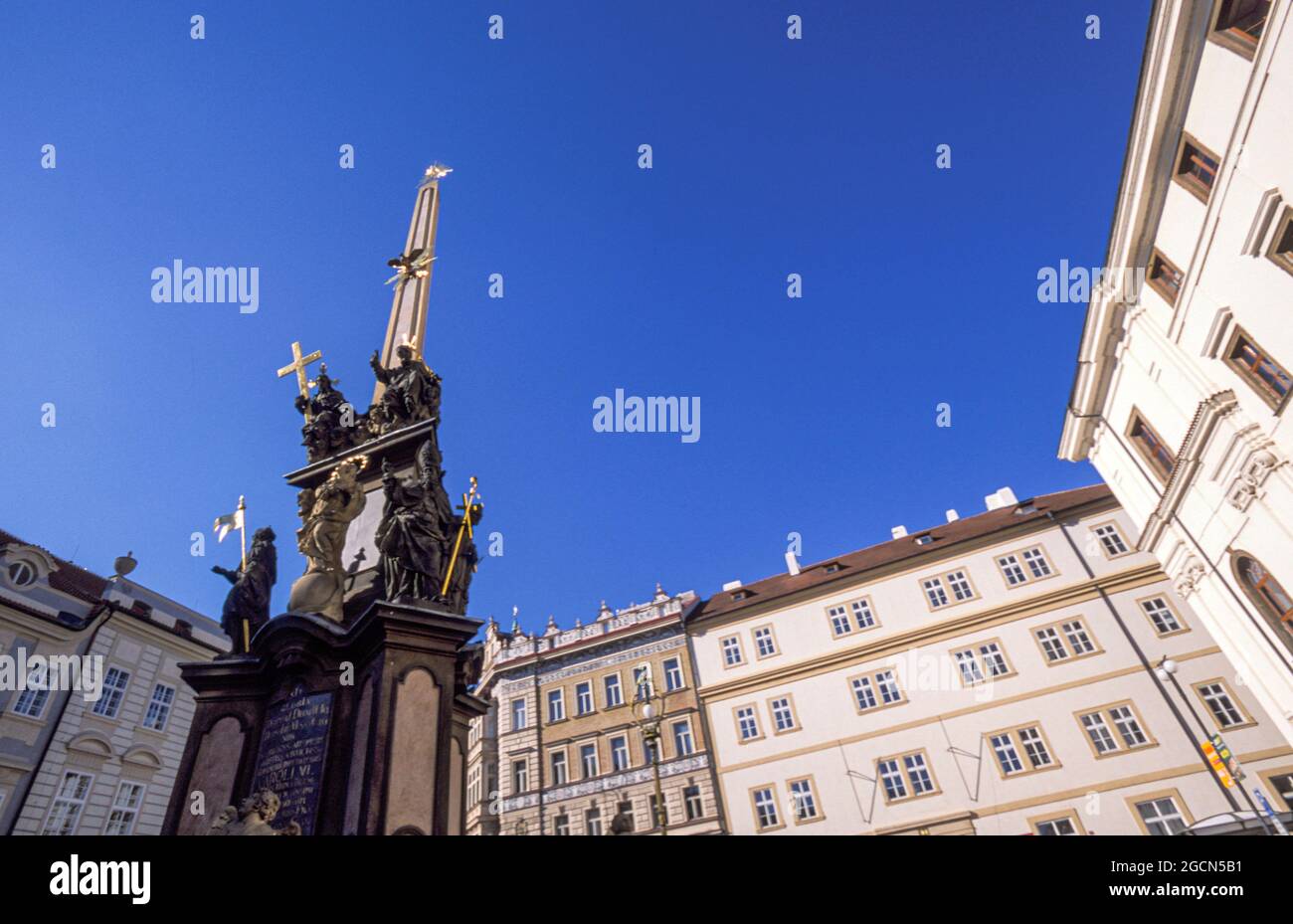 Column of the Holy Trinity, Prague, Czech Republic Stock Photo - Alamy