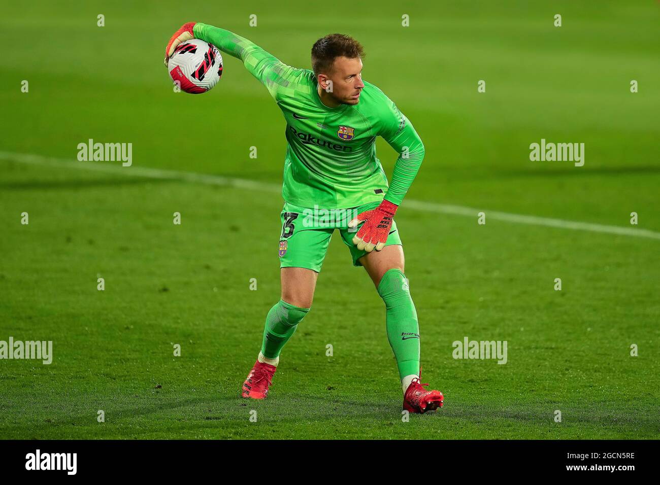 Norberto Murara Neto of FC Barcelona during the Joan Gamper Trophy ...