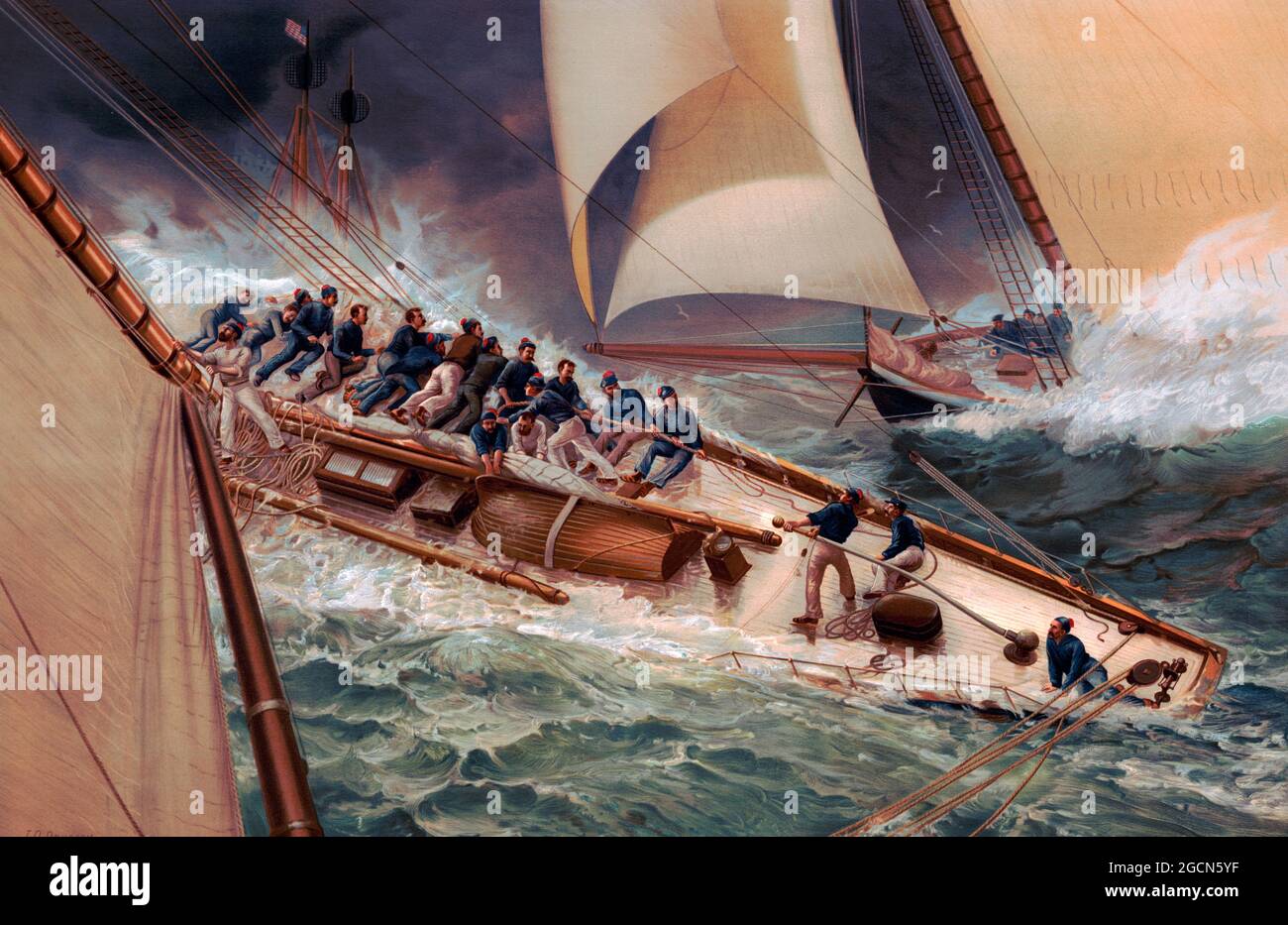 Ship boat 1880s hi-res stock photography and images - Alamy