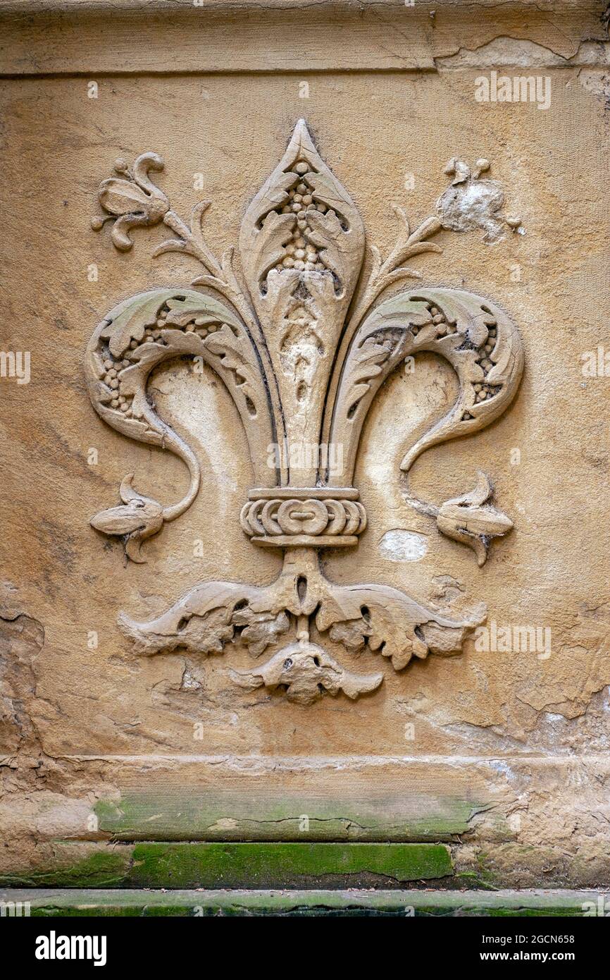 Symbol of Florence a stylized iris, commonly referred to as the giglio ...