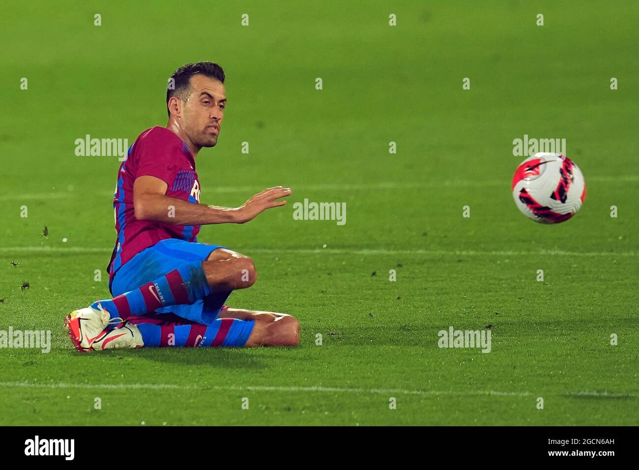 Sergio Busquets of FC Barcelona during the Joan Gamper Trophy match ...