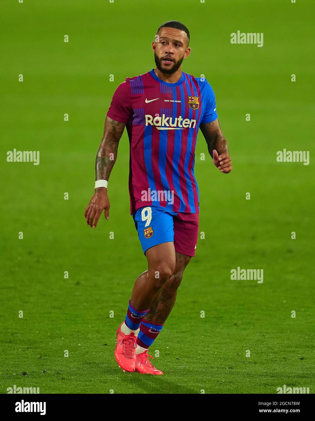 Memphis Depay of FC Barcelona during the Joan Gamper Trophy match ...