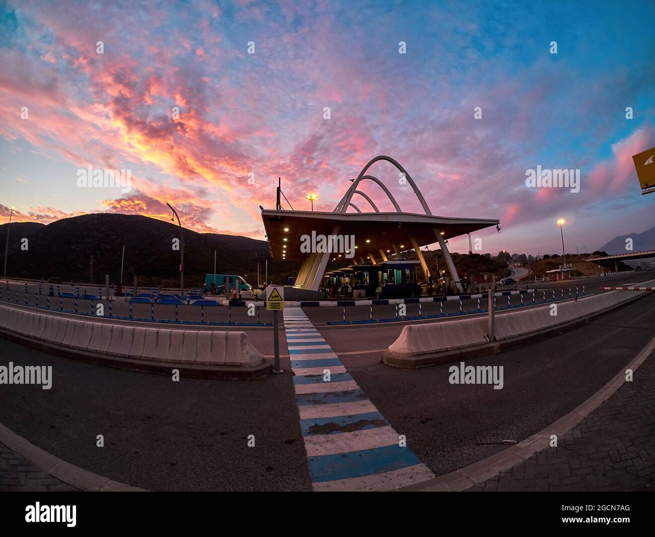 Toll booth line hi-res stock photography and images - Alamy