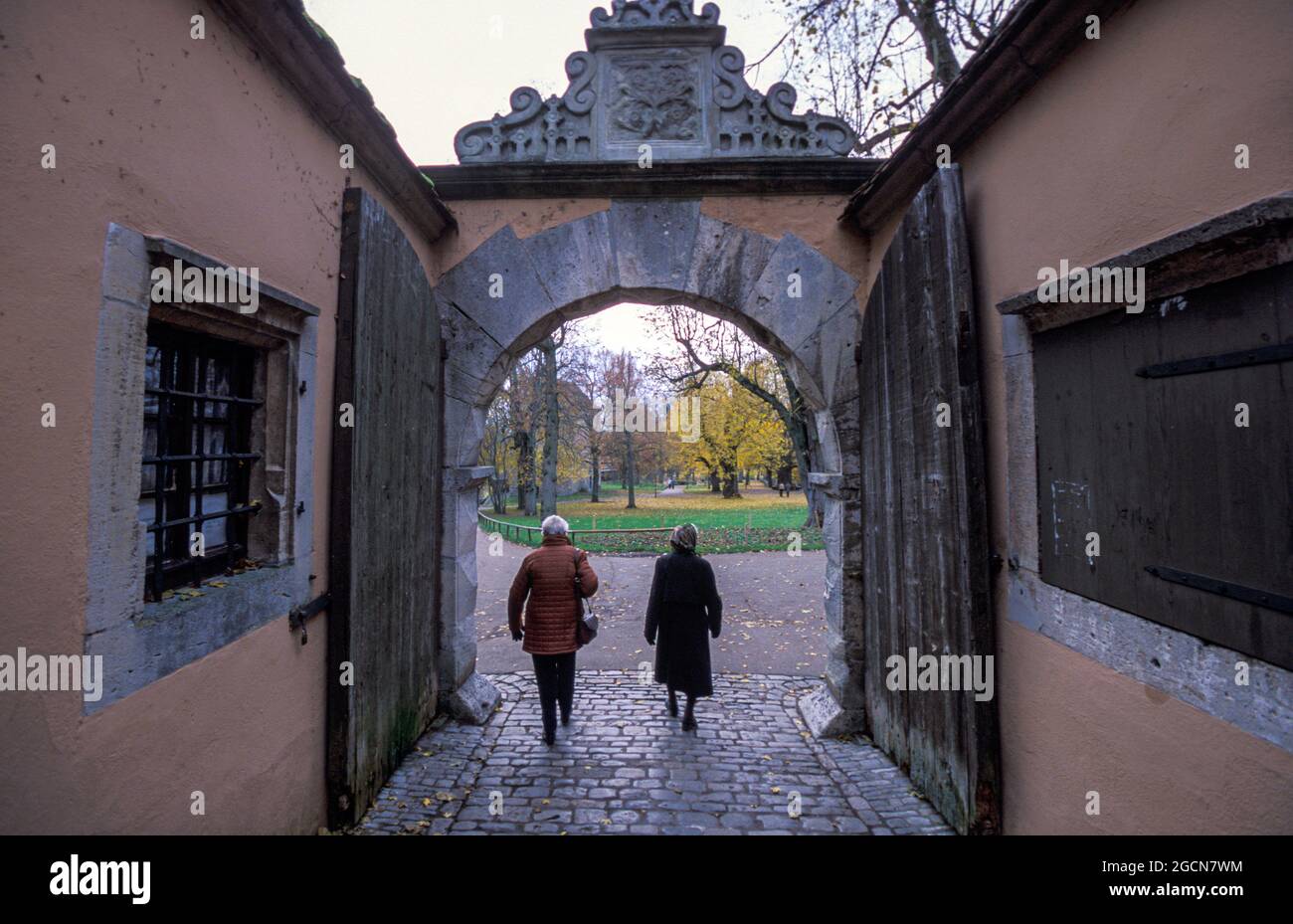 Burgtor, castle gate, Rothenburg ob der Tauber, Bavaria, Germany Stock ...