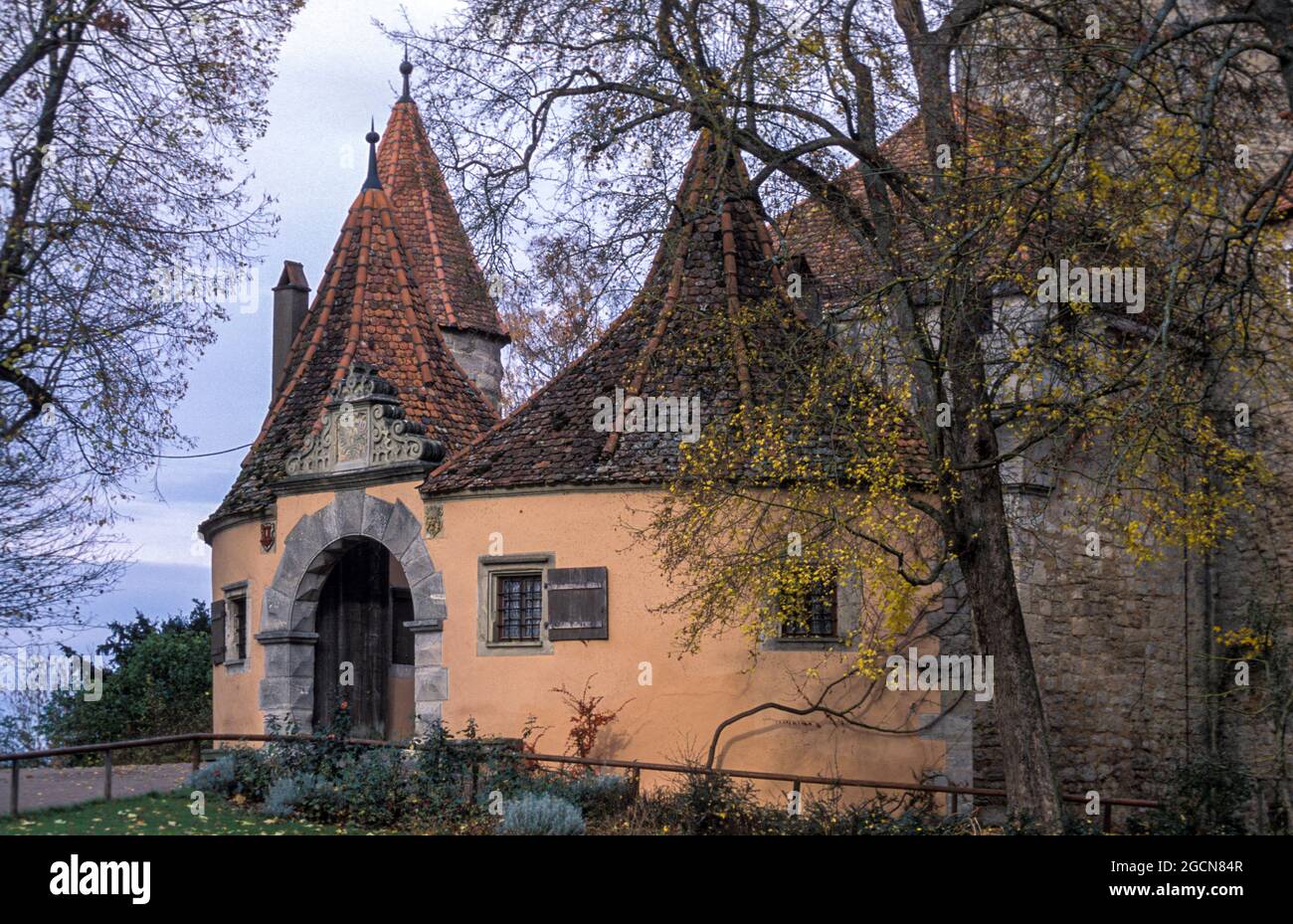 Burgtor, castle gate, Rothenburg ob der Tauber, Bavaria, Germany Stock ...