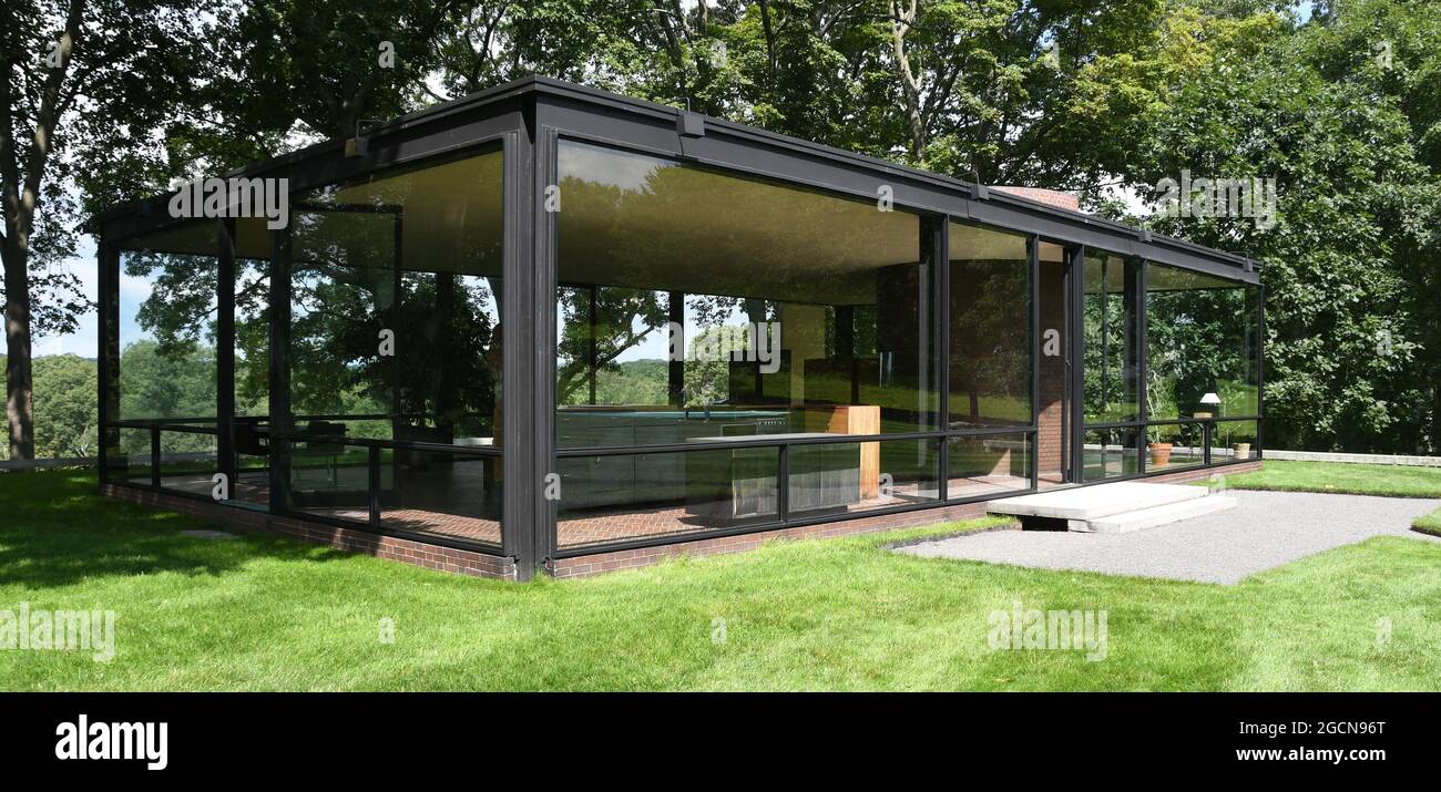 New Canaan, Connecticut, USA. 30th July, 2021. Philip JohnsonÃ¢â‚¬â„¢s ...