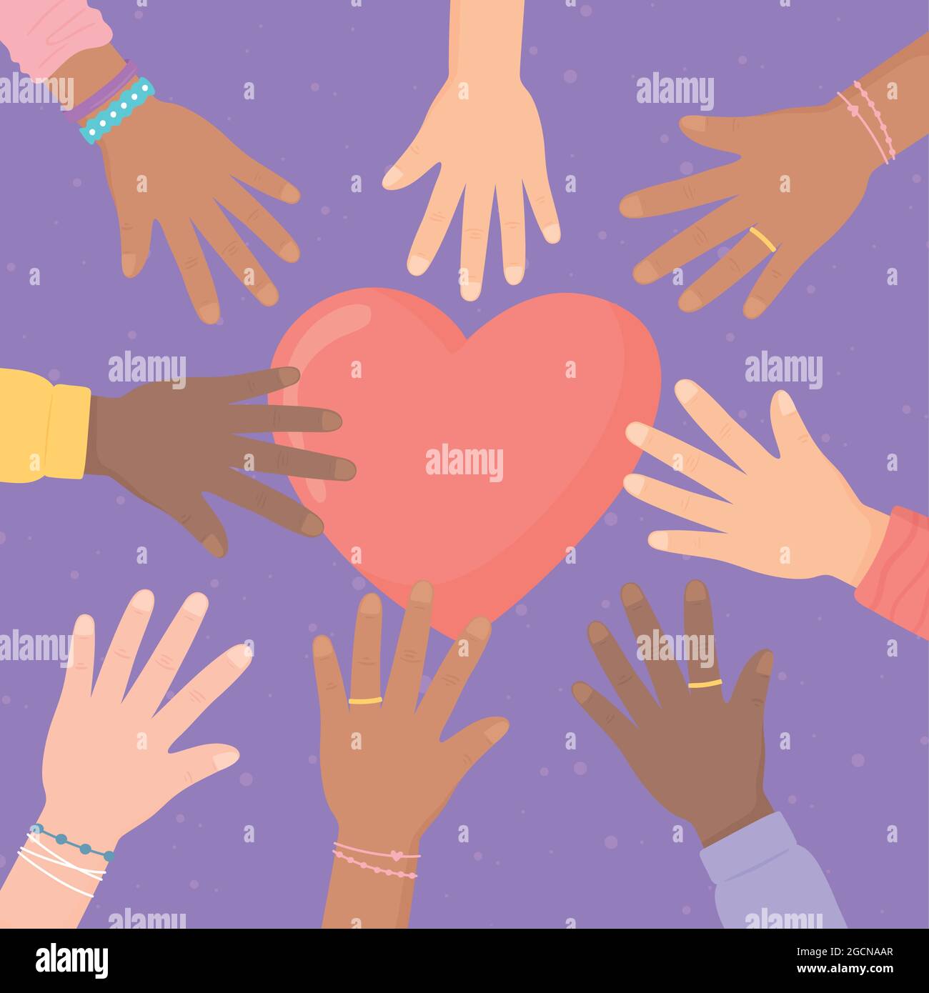 campaign against racial discrimination Stock Vector Image & Art - Alamy