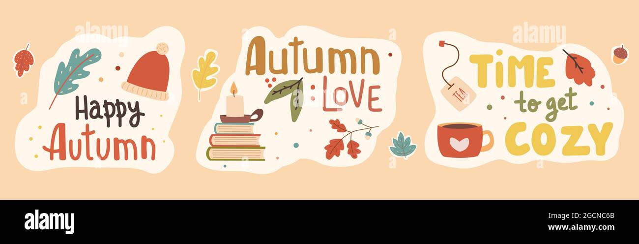 Cute sticker message word hi-res stock photography and images - Alamy