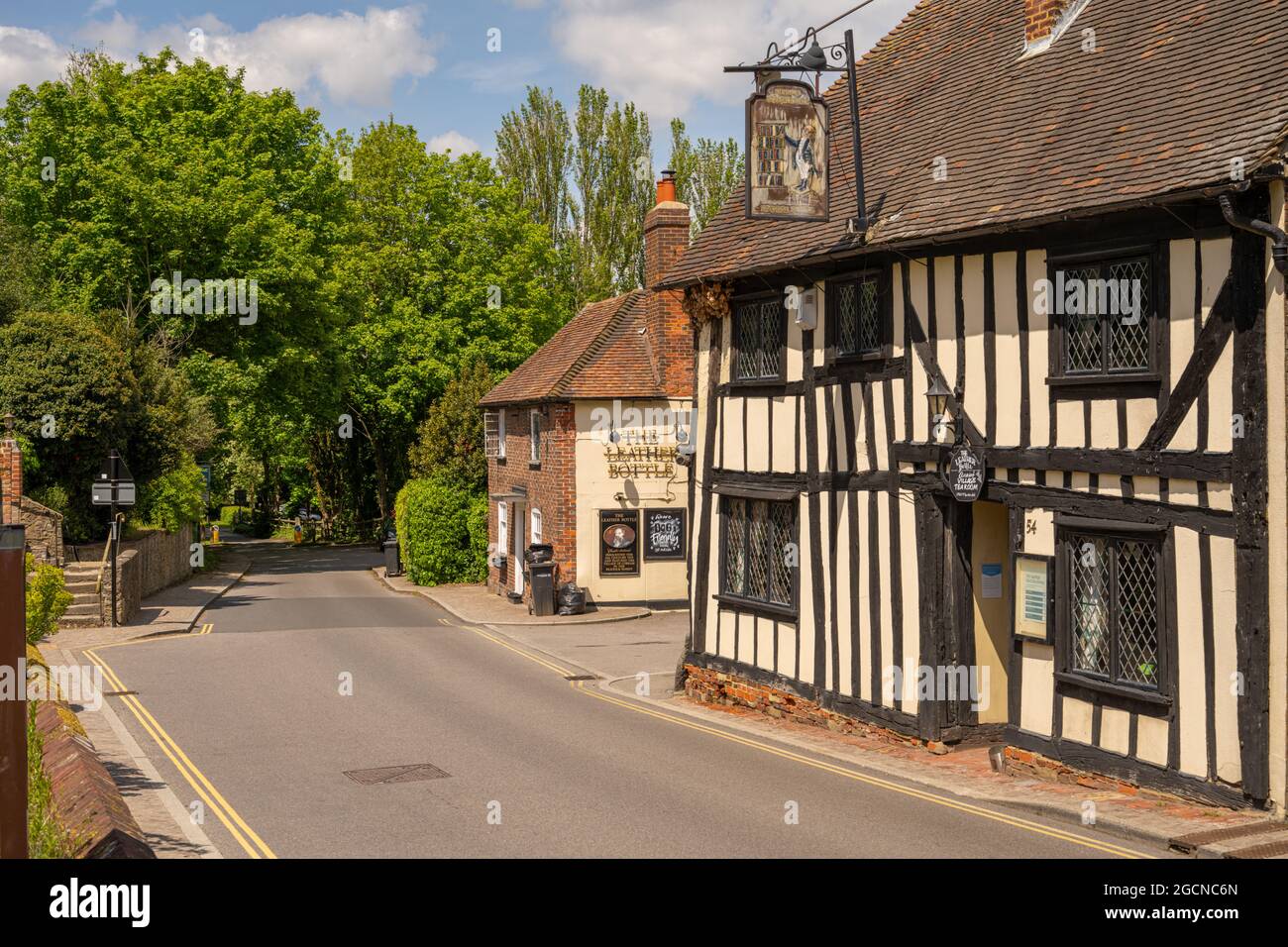 The Leather Bottle pub frequented by Charles dickens at cobham Kent ...