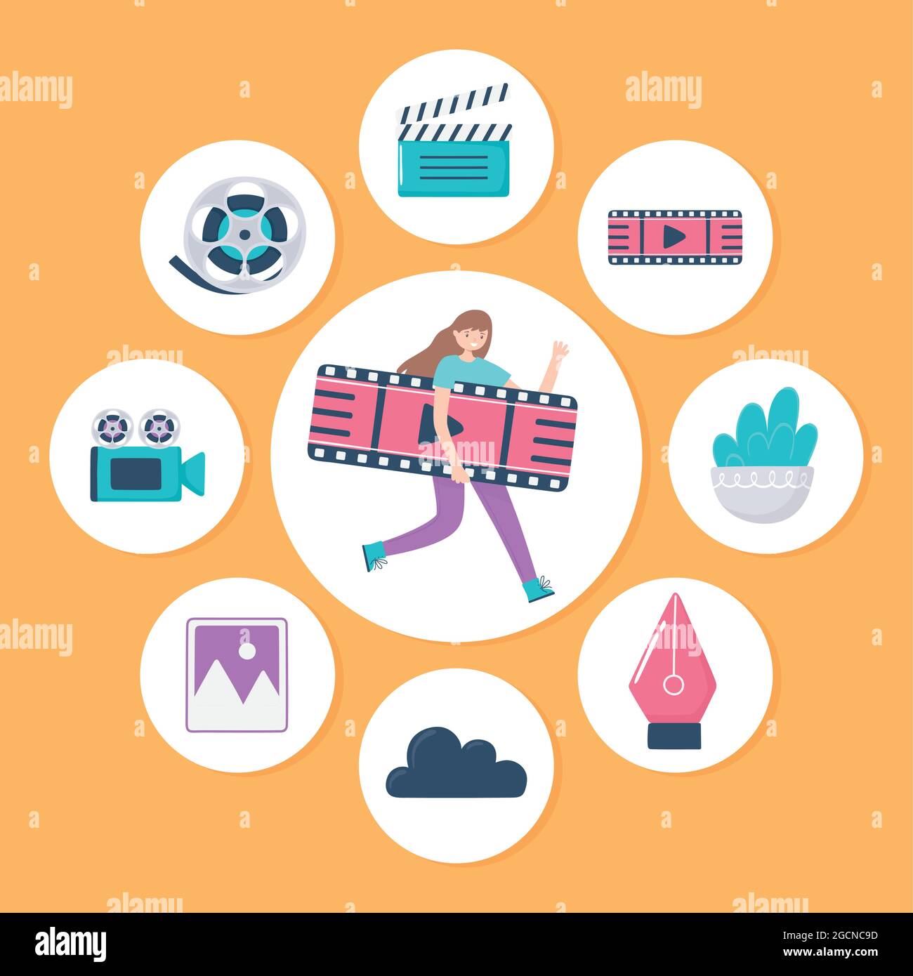 icons set motion design Stock Vector Image & Art - Alamy