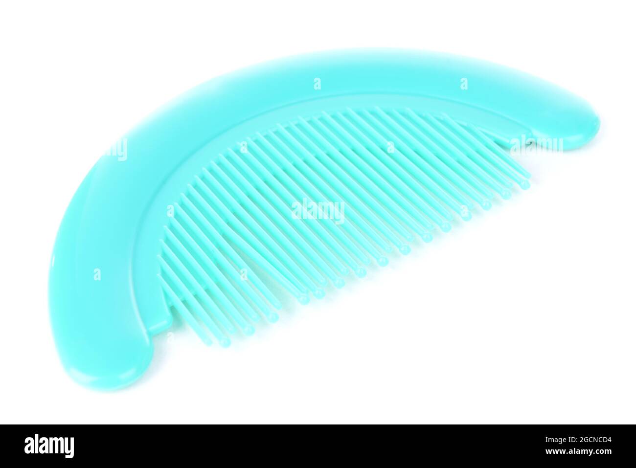 Baby comb isolated on white Stock Photo - Alamy
