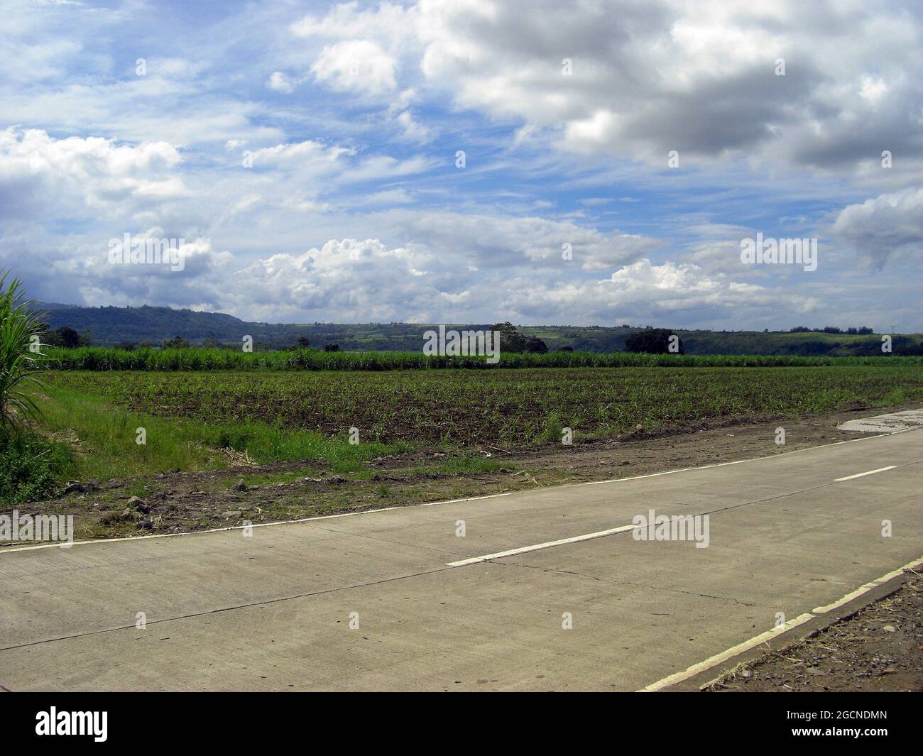 Landscape scenery from Negros island on the Philippines 10.11.2013 ...