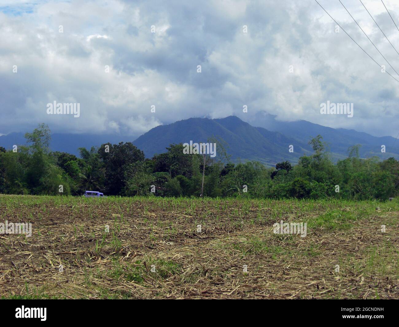Landscape scenery from Negros island on the Philippines 10.11.2013 ...