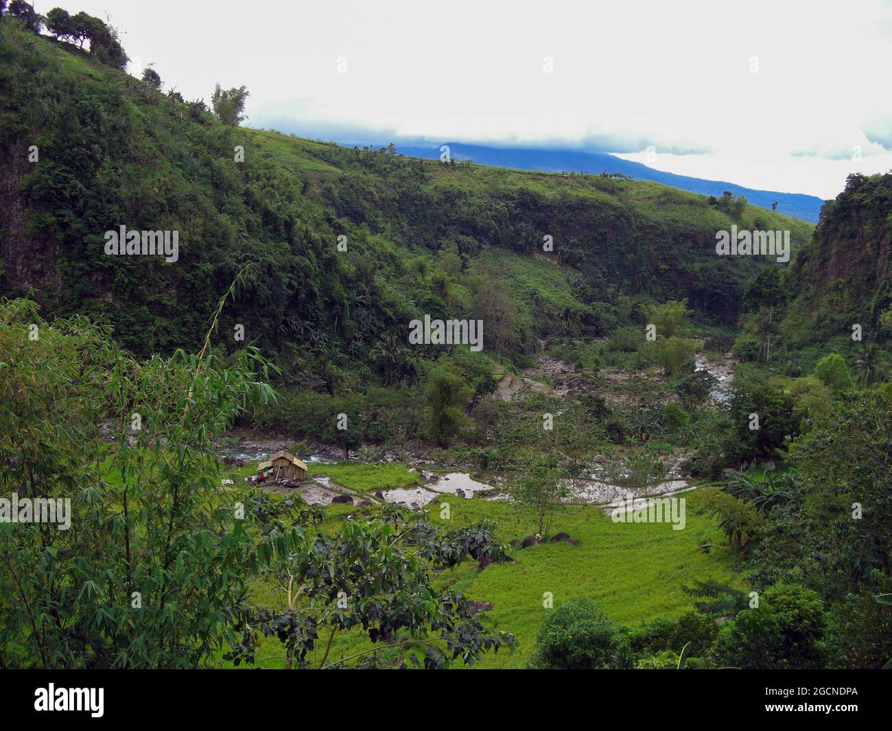 Landscape scenery from Negros island on the Philippines 10.11.2013 ...