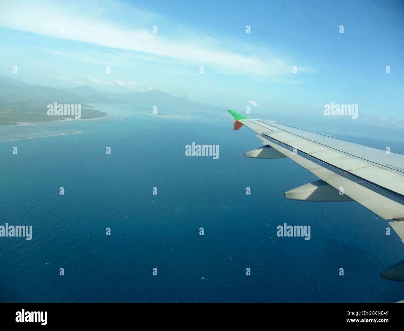 View from an aircraft over the Philippines on the way to Manila 21.12. ...