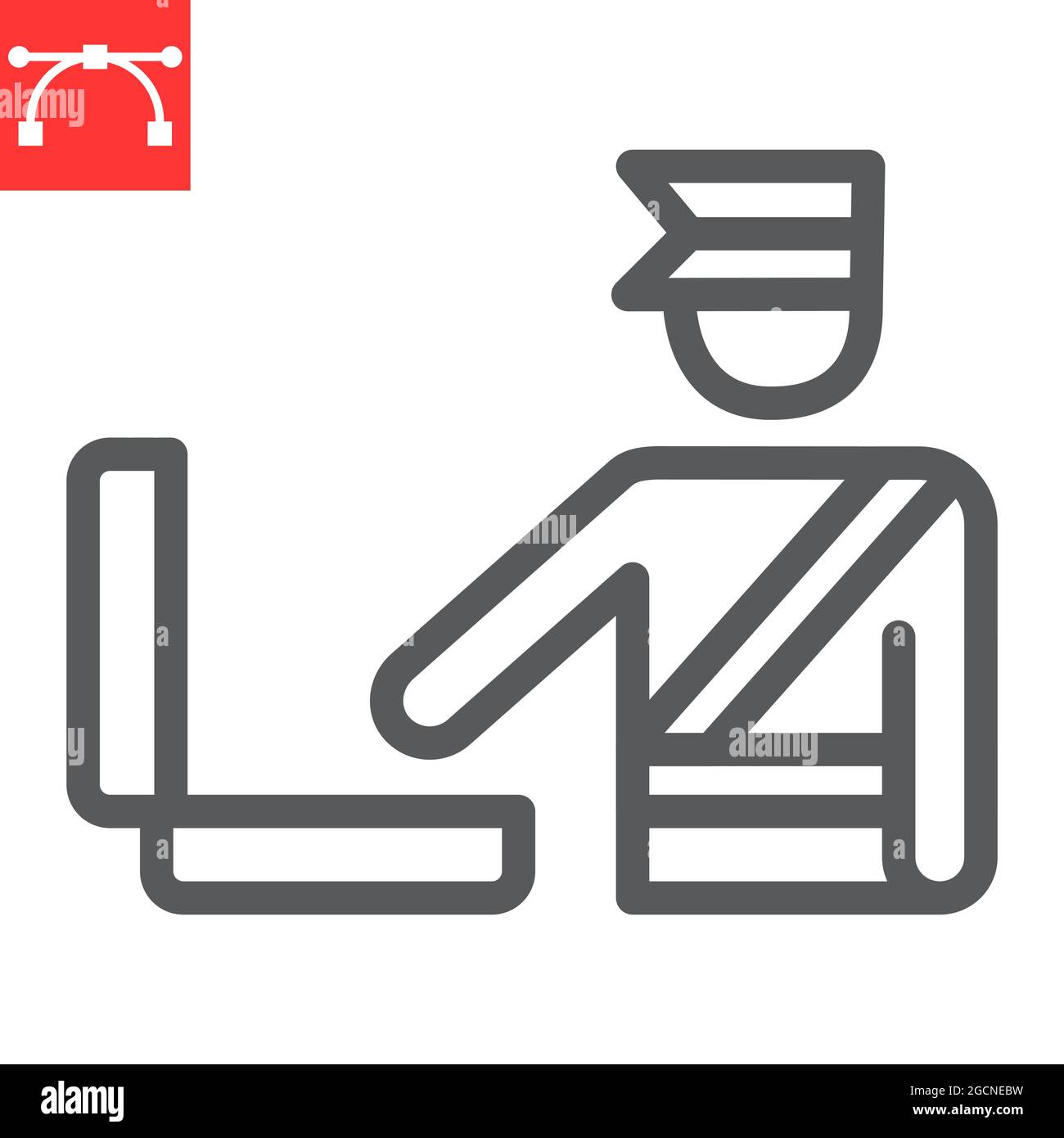 Customs agent Stock Vector Images - Alamy